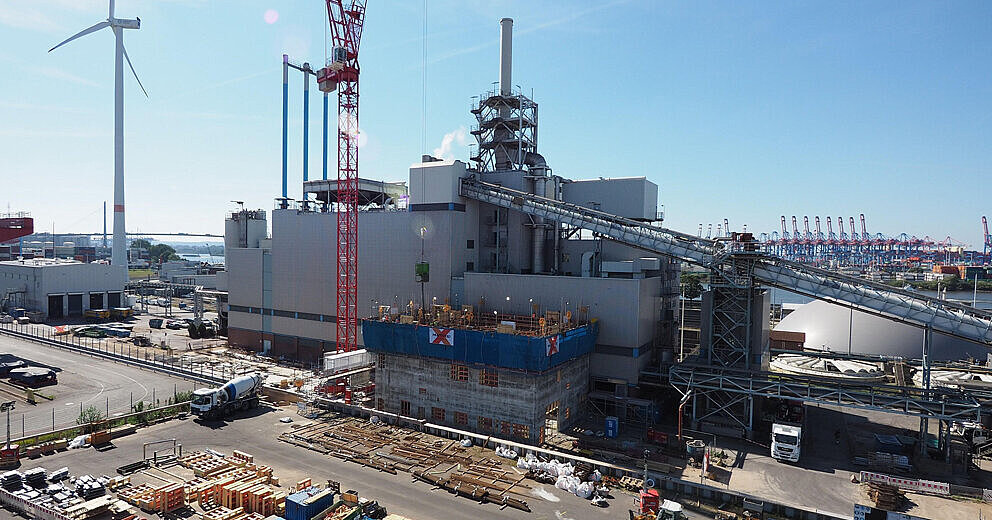 Baustelle bei HAMBURG WASSER | Hochbau von VERA II begonnen - Hamburg ...